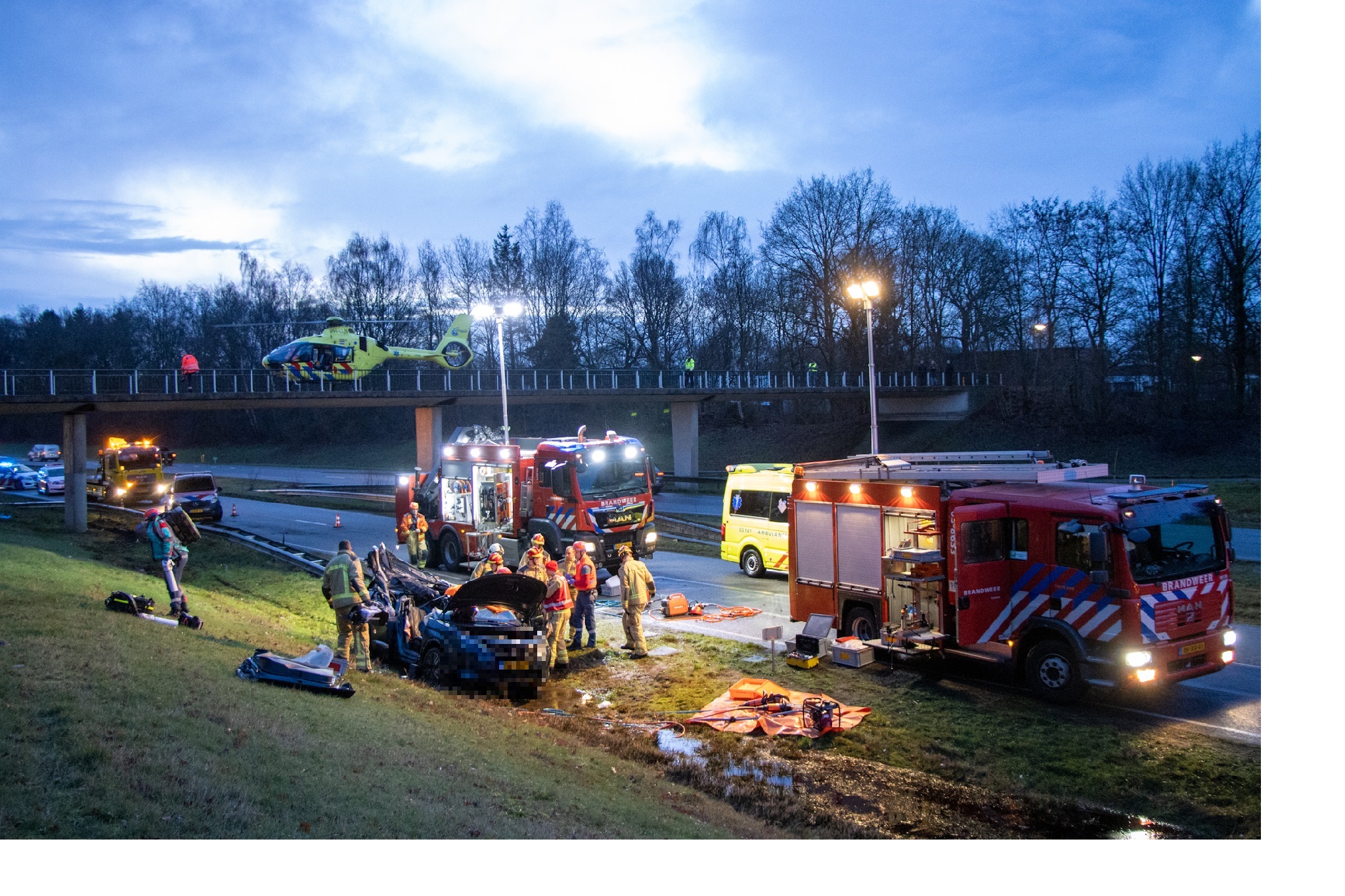 ZO!34 - Twee zwaargewonden bij ongeluk op Rondweg Emmen